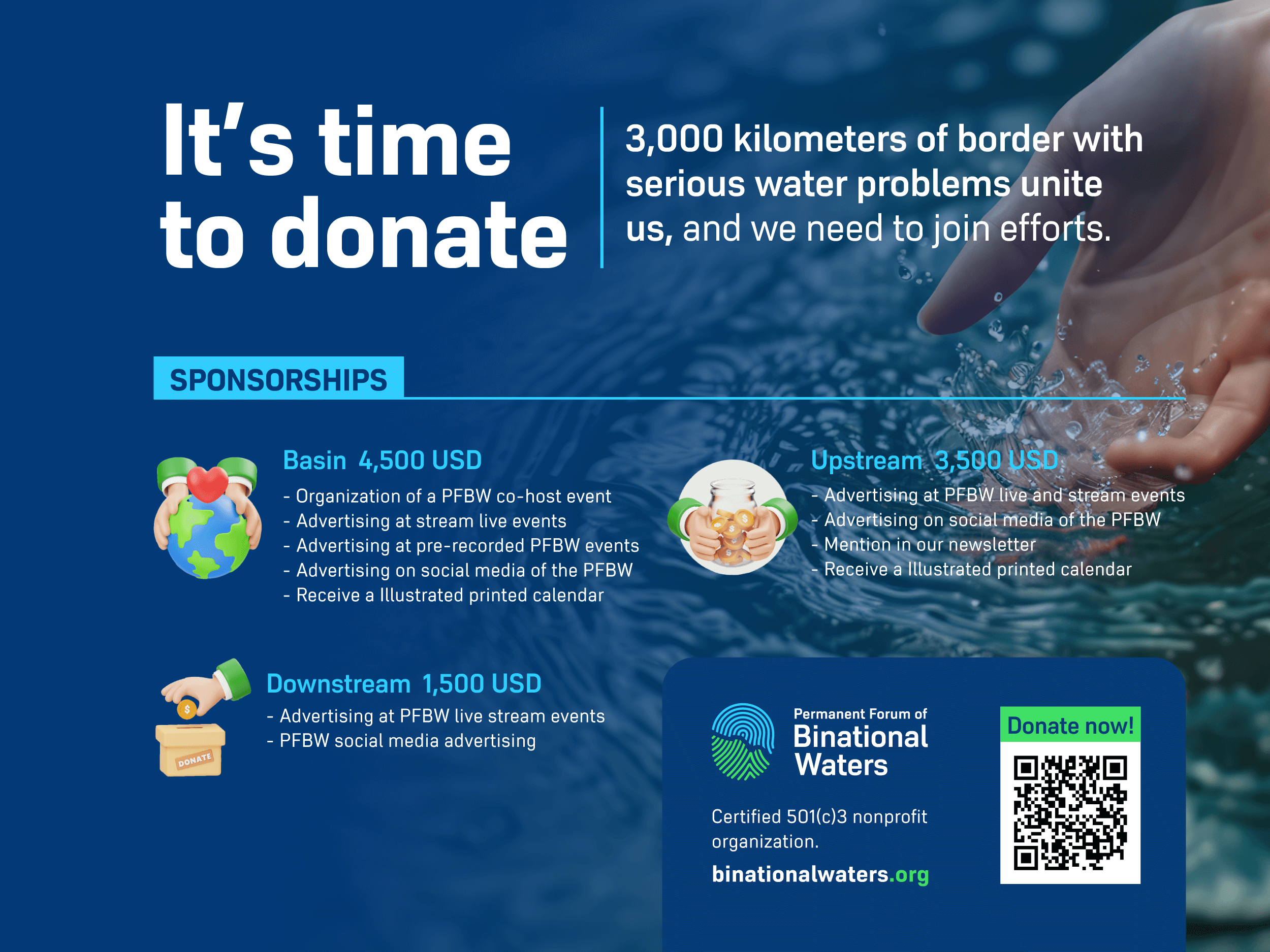 Become a Shared Waters Sponsor and support our Mission